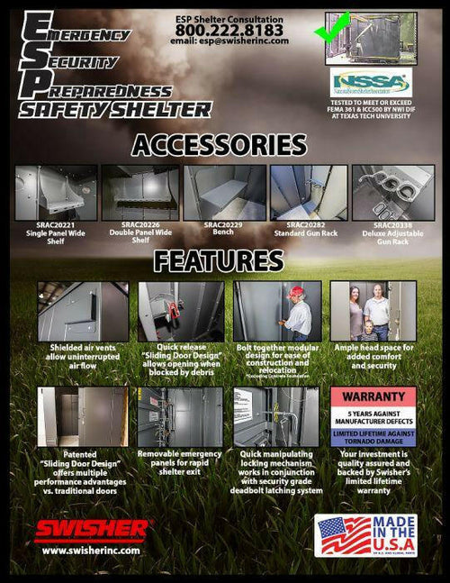 Swisher ESP Safety Shelters | LogOX